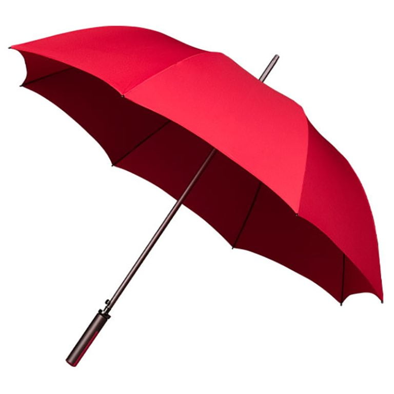 Red Sports Umbrella - Aluminium Rich Red Auto-Open Golf Umbrella