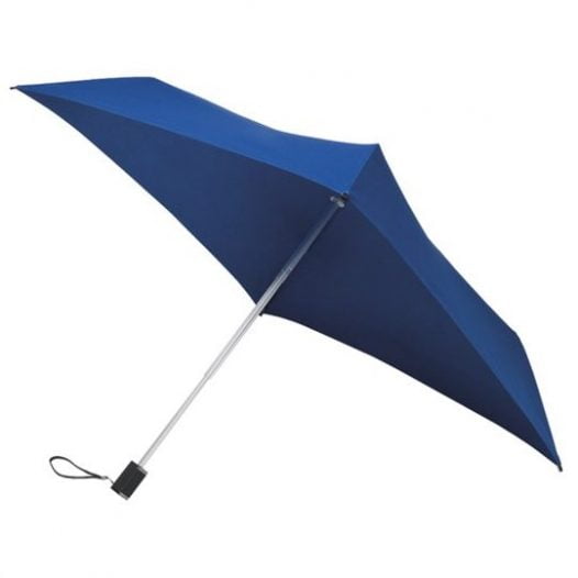 Square Bright Blue Compact Umbrella - Umbrella Heaven