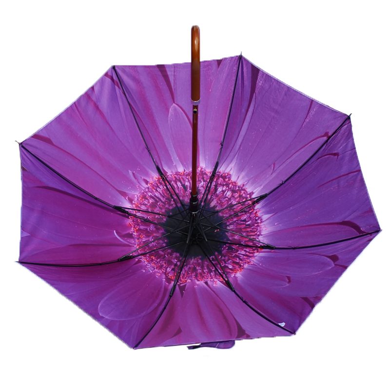 Purple Flower Umbrella - A huge range at Umbrella Heaven
