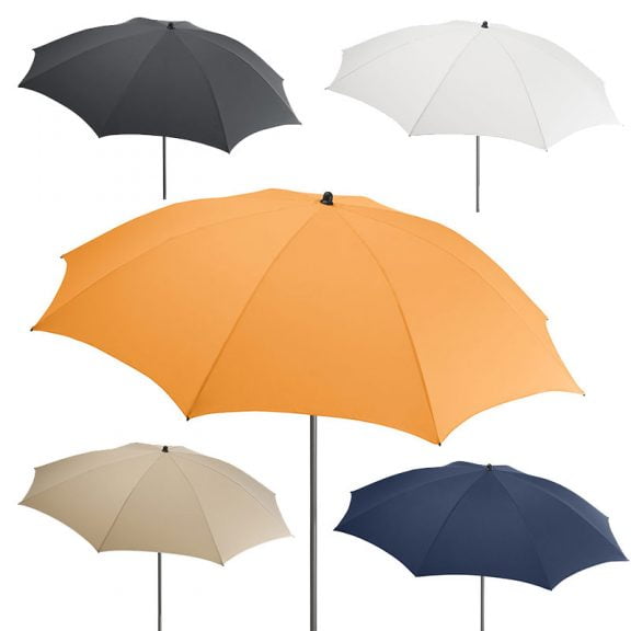UPF 50 UV Beach Umbrella in apricot, white, beige, navy or grey