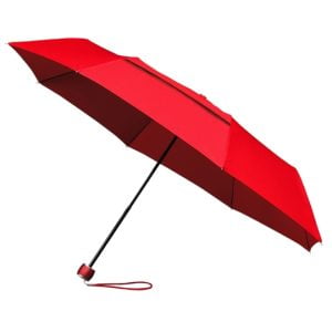 Red Compact Umbrella ECO - Vented Eco Friendly Umbrella