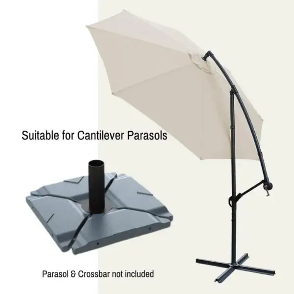 40 kg Cantilever Parasol Base Tiles/Slabs/Weights