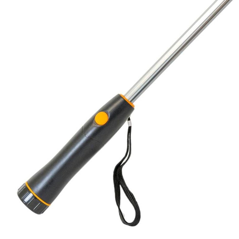 Fan Umbrella - Black UV Parasol with Built In Fan. Portable Cooling!