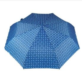 Blue Patterned Umbrella - Umbrella Heaven