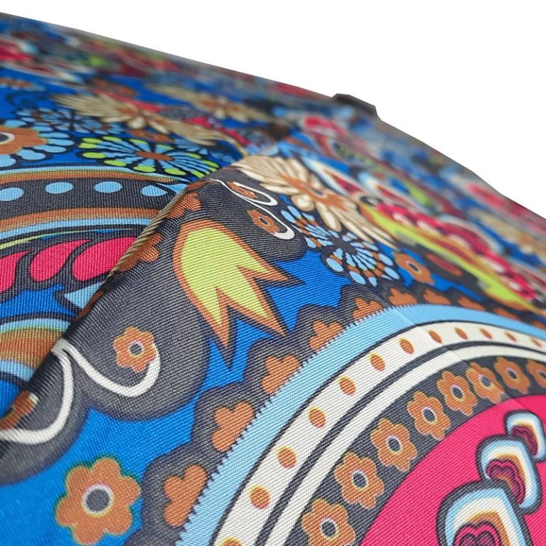Paisley Automatic Compact Umbrella - Umbrella Heaven