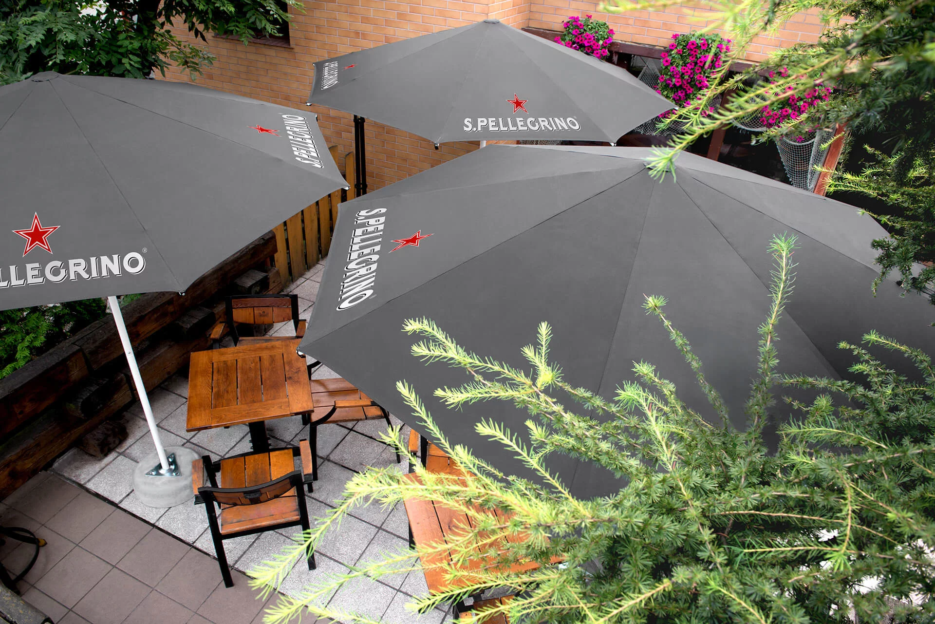 2.5m Eco Line Commercial Parasol - eco-friendly, sustainably made