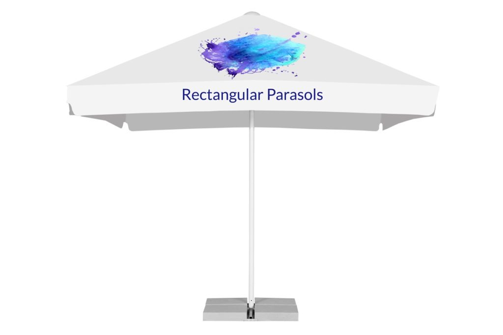 2m x 3m Rectangular Commercial Parasol - Space-Efficient!