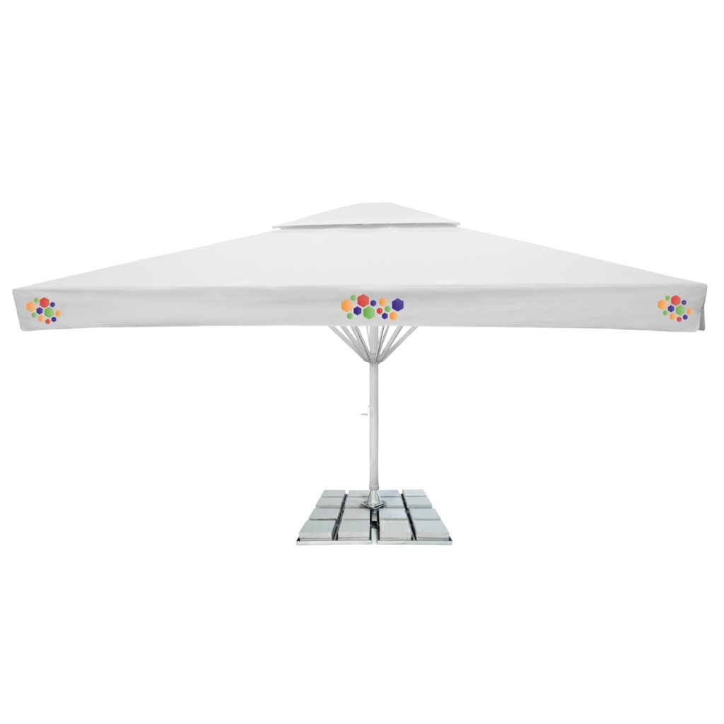 7m x 7m Giant Commercial Parasol - Promote Your Outdoors!